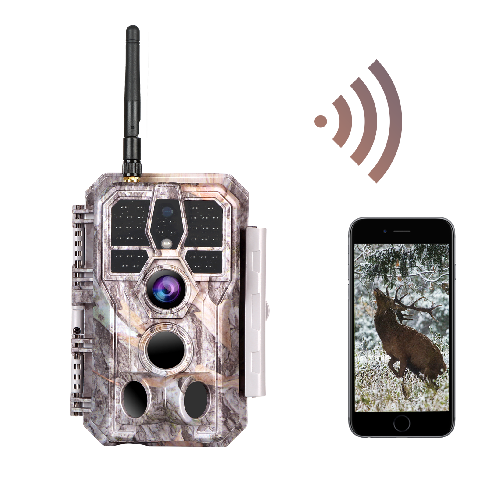Bundle Trail Camera Bluetooth and WiFi
