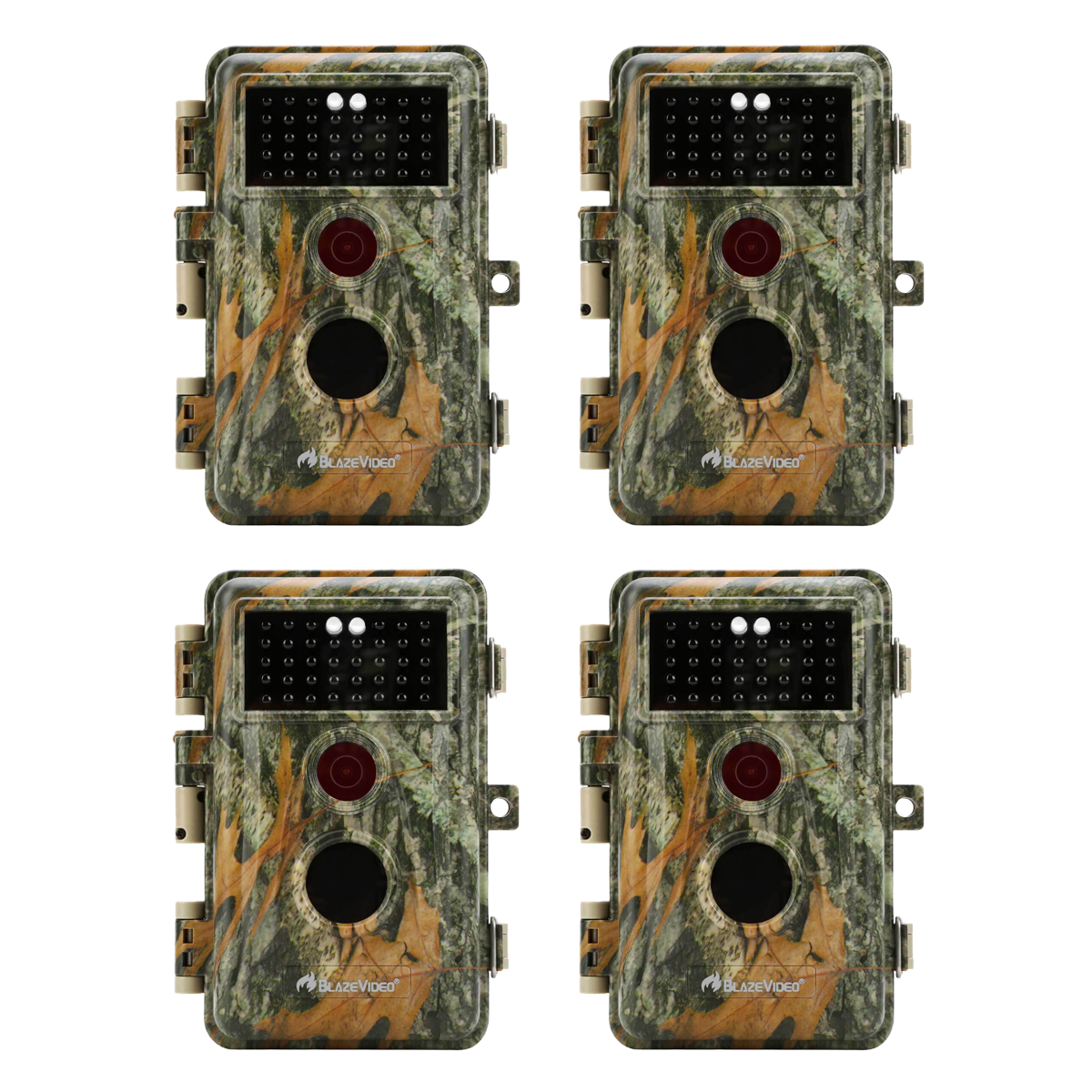 4-Pack 48MP 1296P HD Video Game Trail Cams Wildlife Deer Hunting ...