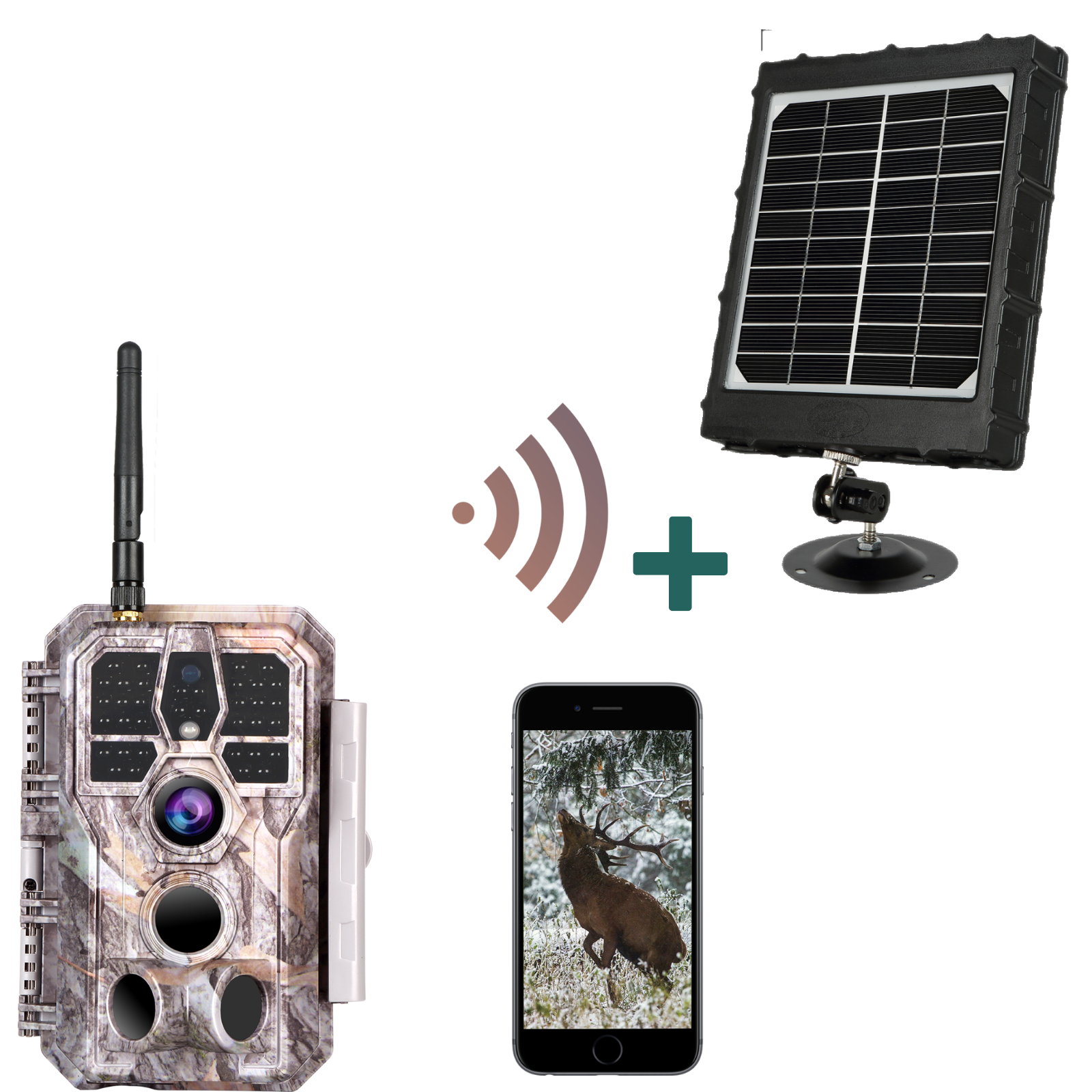 Bundle Trail Camera Bluetooth and WiFi